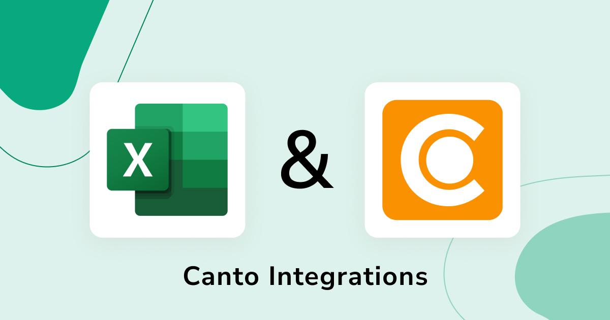 Integration for your DAM system – Microsoft Excel | Canto